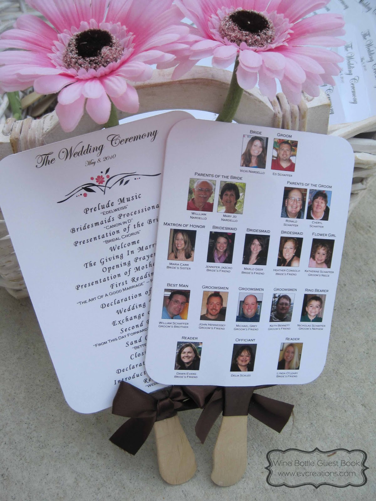 DIY Guide for Creating A Playbill Wedding Ceremony Fan Program