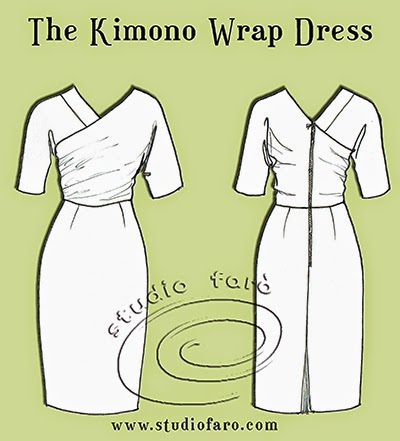 well-suited: Pattern Puzzle - The Kimono Wrap Dress