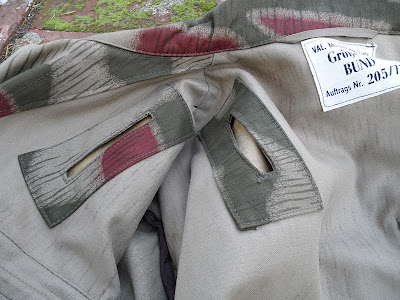 Four Bees: Bundesgrenzschutz Einsatzjacke, Sumpftarn / Sumpfmuster Camo ...