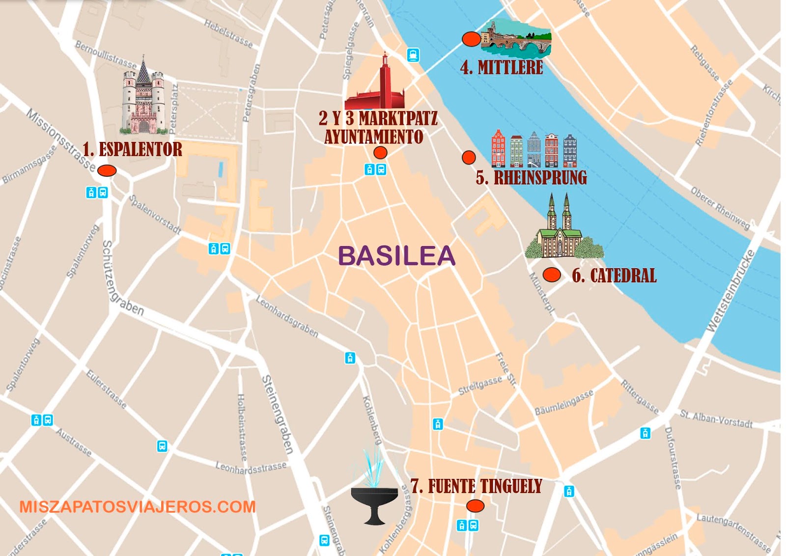 Recorrido de un día por Basilea
