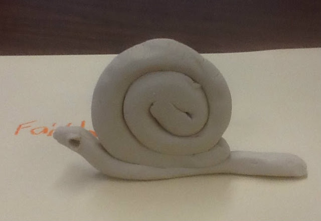 art inklings: Clay, Coil Snails
