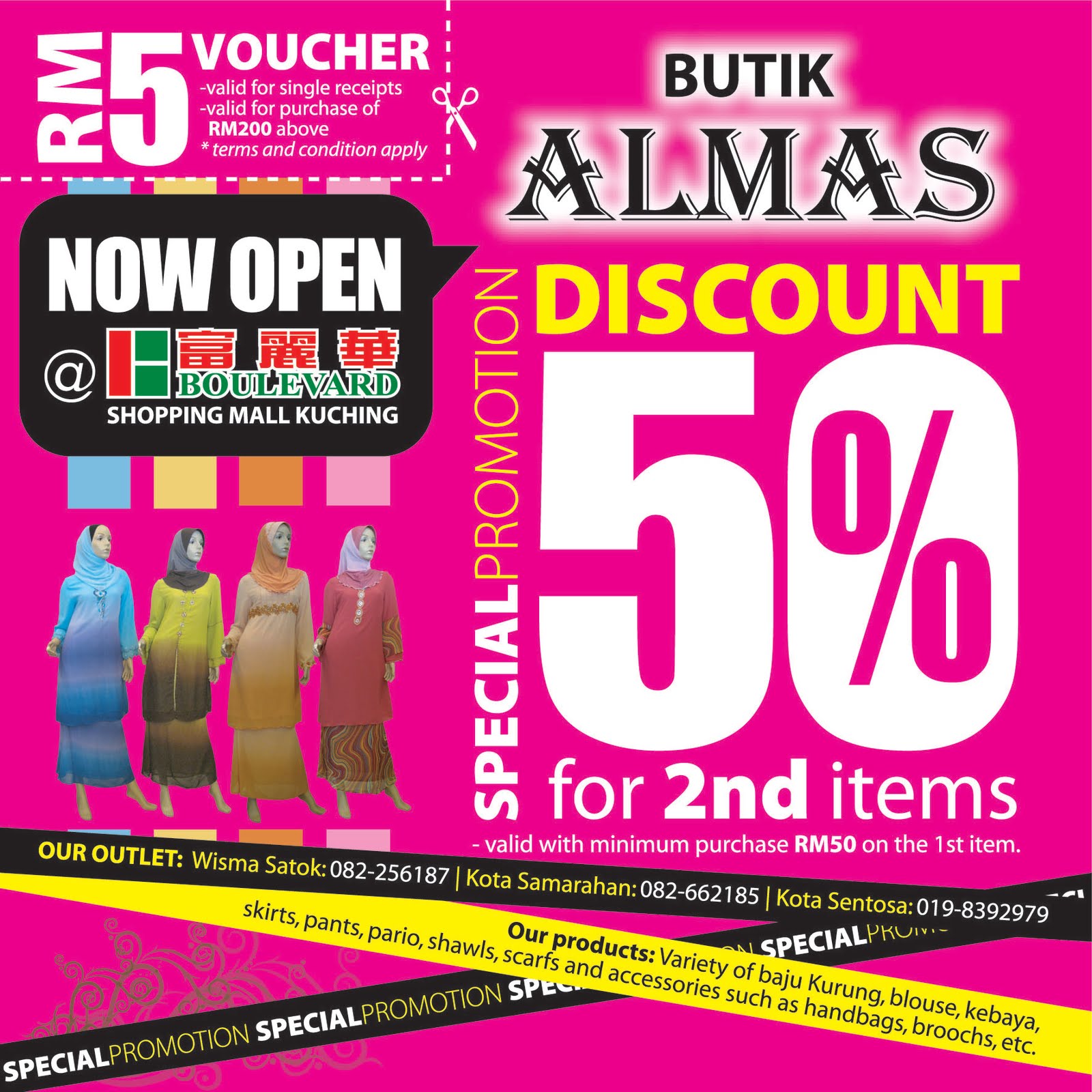 BUTIK ALMAS: BUTIK ALMAS @ BOULEVARD SHOPPING MALL (KUCHING)