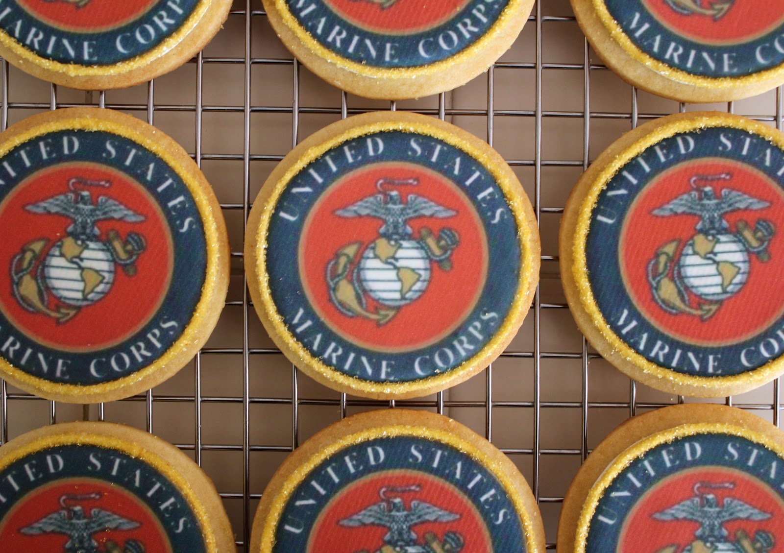Sugar Mama Cookies: Marines Cookies