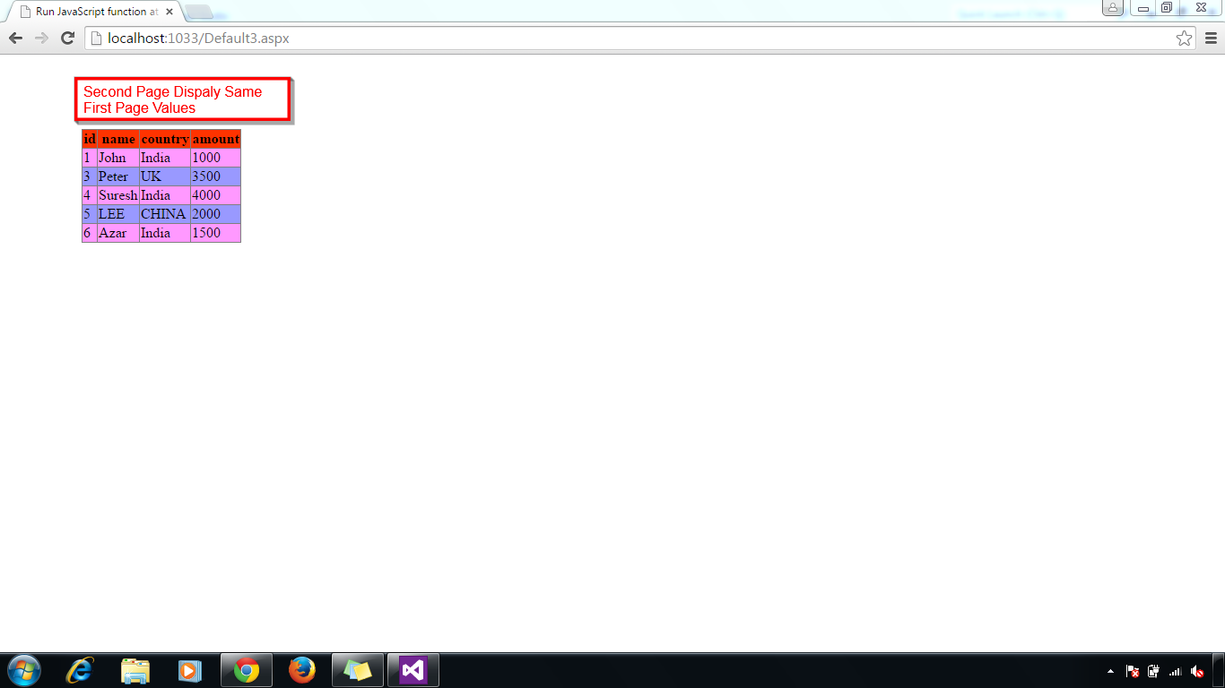 Aspnetcnetvbnetjqueryjavascriptgridviewsql Serverajaxssrsangularjscgridview Row