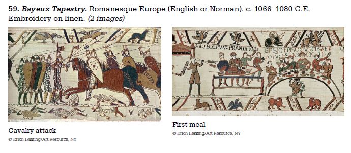 Gibby's AP Art History: 59. Bayeux Tapestry - Romanesque Europe - c ...