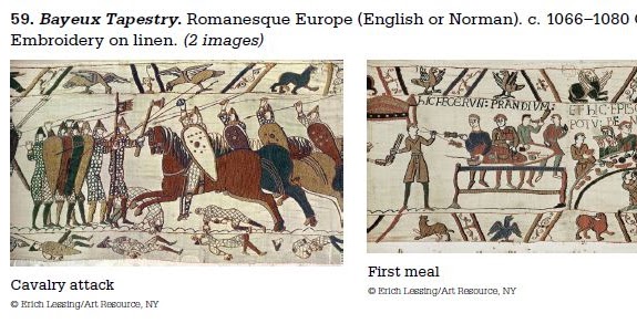 Gibby's AP Art History: 59. Bayeux Tapestry - Romanesque Europe - c ...