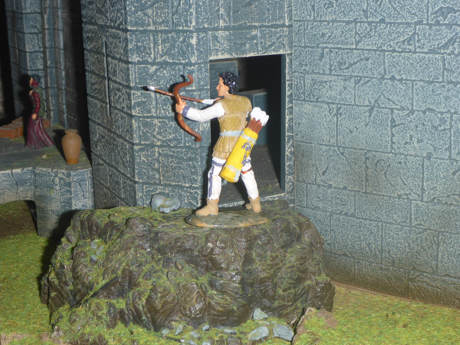 My 1/32 world: psiloi. A Byzantine archer