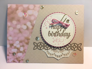 My Creative Corner!: Tin of Cards, Designer Tin of Cards, Flourish Thinlits, Birthday Card