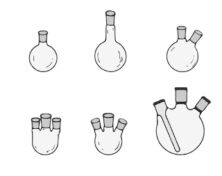 Round Bottom Flasks (Labu Dasar Bundar) - Romansa Kimia