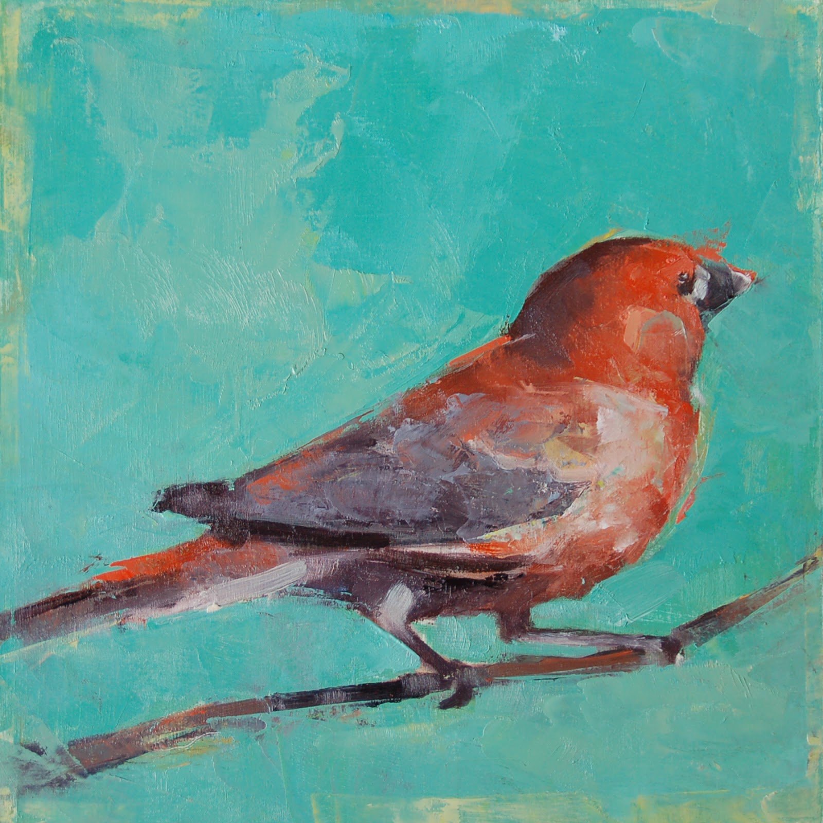 Wildlife Art International: Little Finch - Birds in the Backyard Series ...