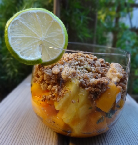 Ma cuisine à moi: Crumble tropical mangue, ananas