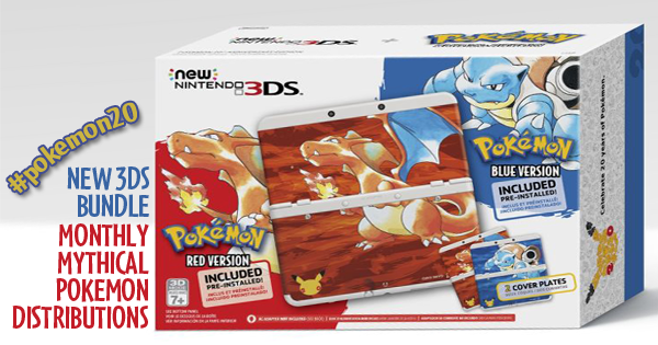 New 3DS Bundle & Mythical Pokemon Distribution Announced - Pinoy Nintendo