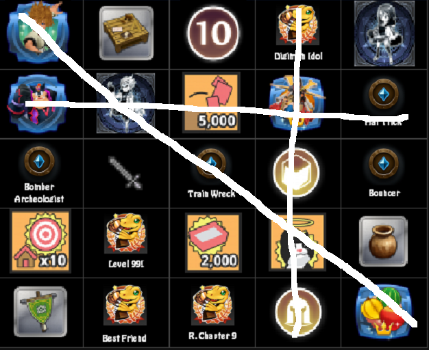 The Platinum Trophy Blog #6: Trophy Triple Bingo, Card 1