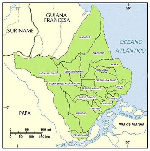 Geografia e anarquia: Geografia do Amapá