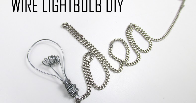 WIRE LIGHTBULB DIY | MY WHITE IDEA DIY