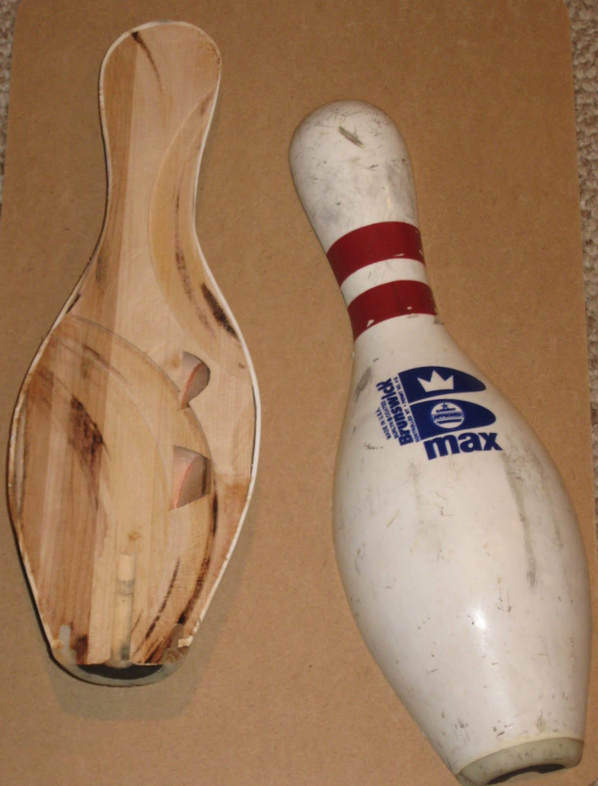 Dippity Dot Bowling Pin Bookends Dippity Dot Bowling Pin Bookends