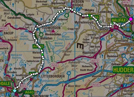 Great British Bus Routes: 590: Rochdale - Halifax