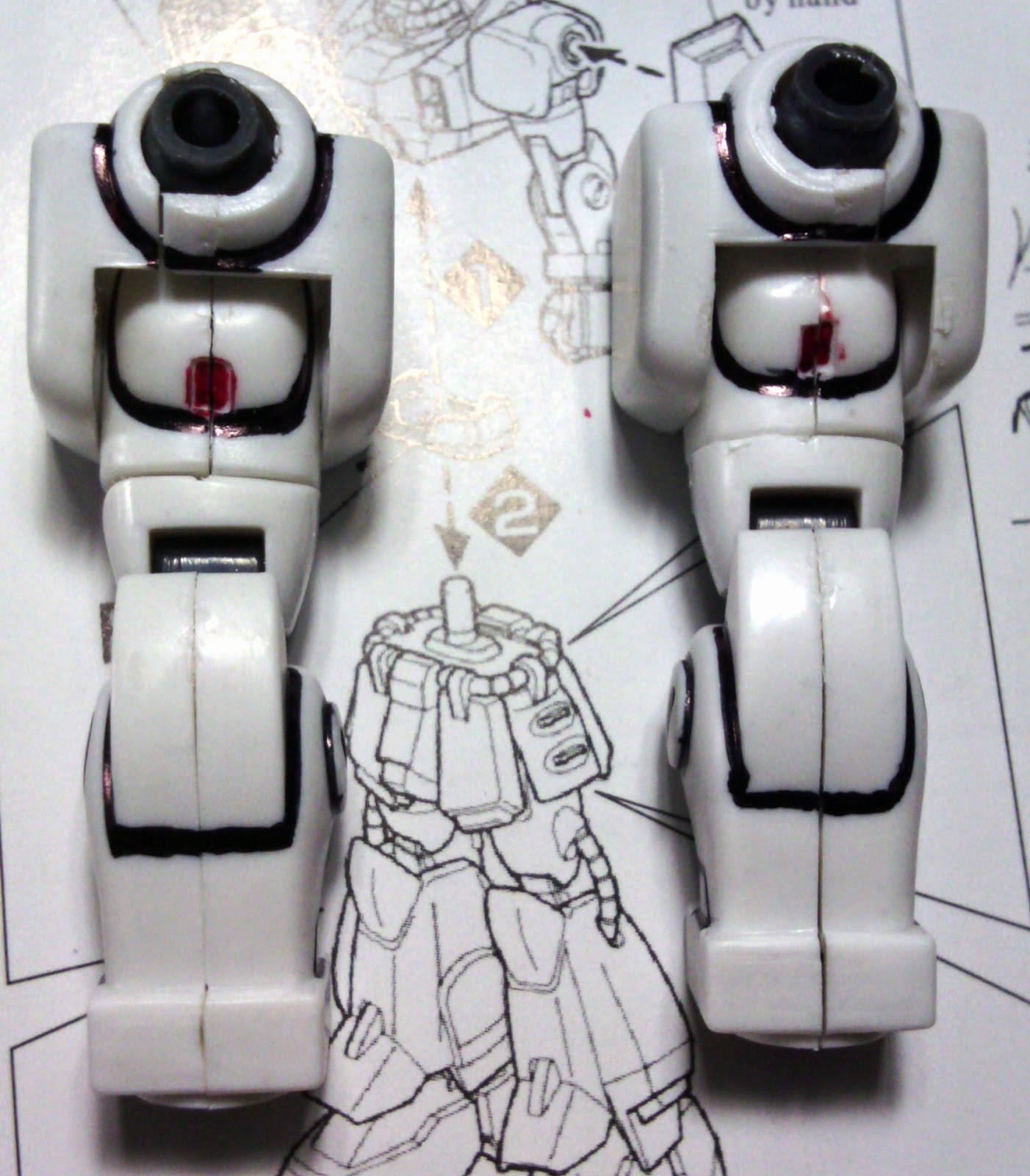 Blaze Zaku Phantom (Rey Za Burrel Model) HG ~ Me, Myself and Gundam