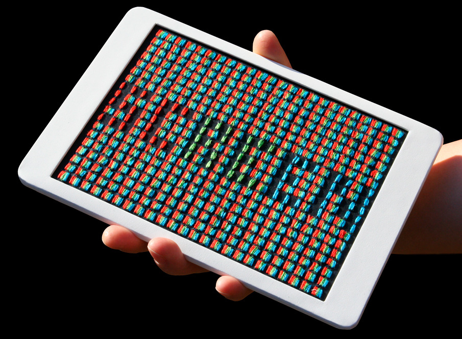 Letterology: Pixels versus Dots