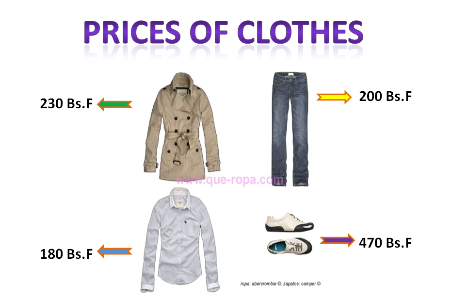 ♥Marielis♥...♪: Clothing!! Prices of Clothes!