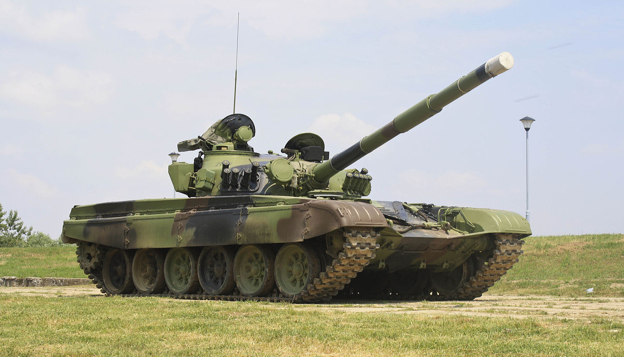 Details of the M-84 main battle tank of the Yugoslav National Army