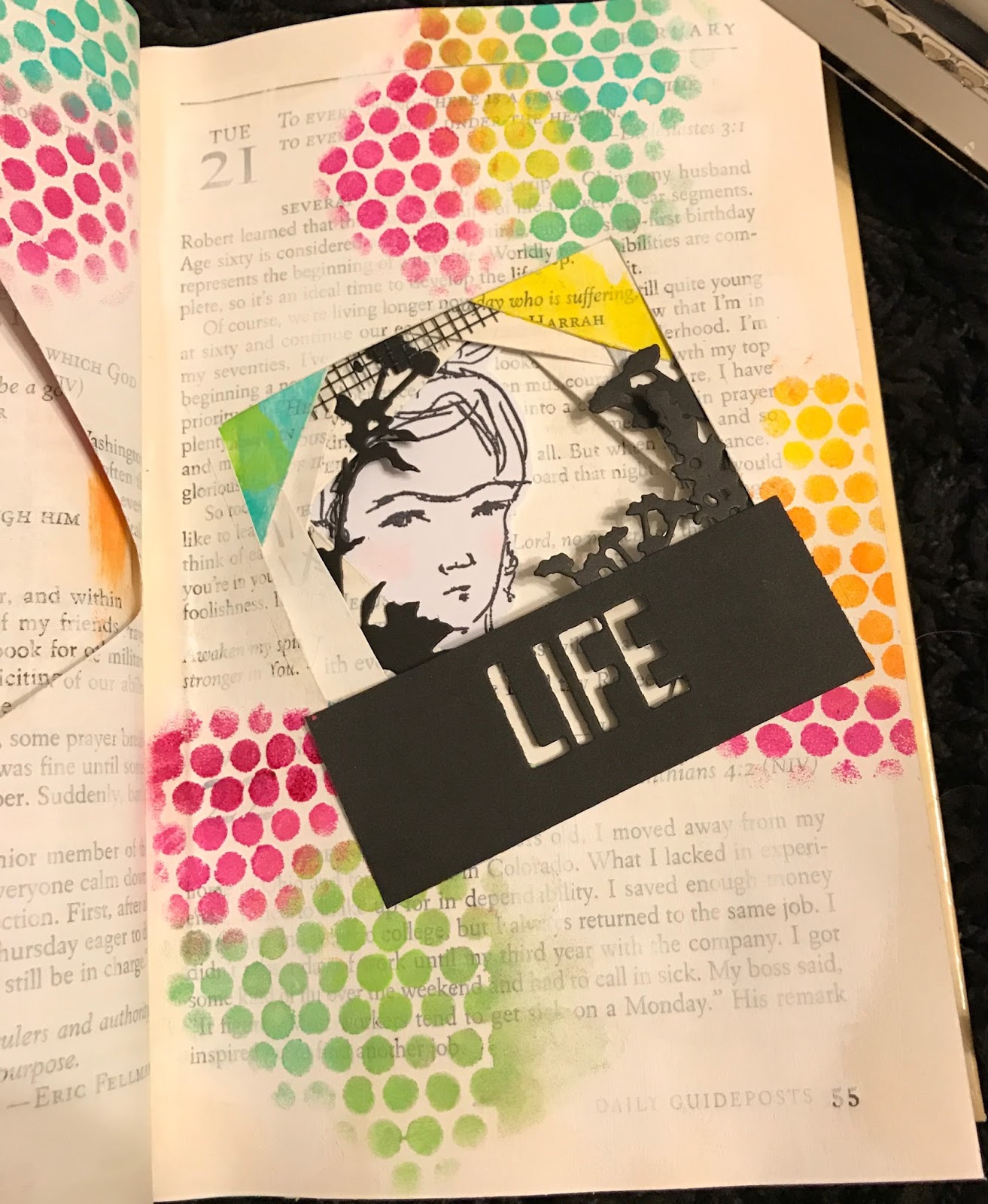 altered: altered book pages