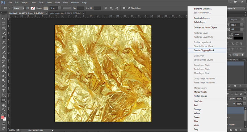 Mooi: Tutorial - How to Use Clipping Mask on Photoshop