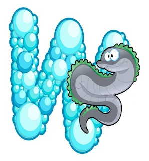 Abecedario Bajo el Mar. Under the Sea Abc. - Oh my Alfabetos!