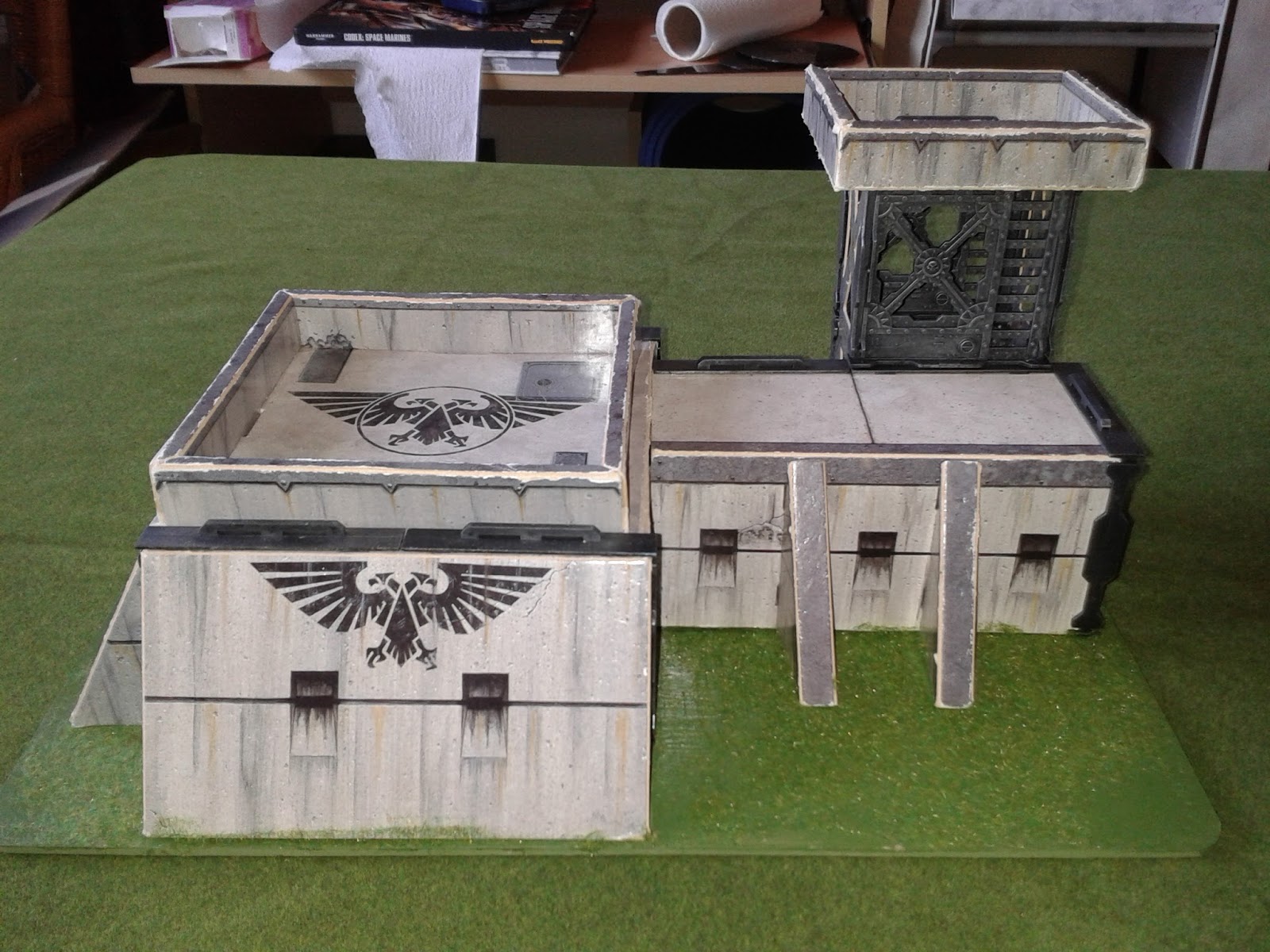 Didcot Wargames Club: Nostalgia Trip- 40k Card Terrain Showcase