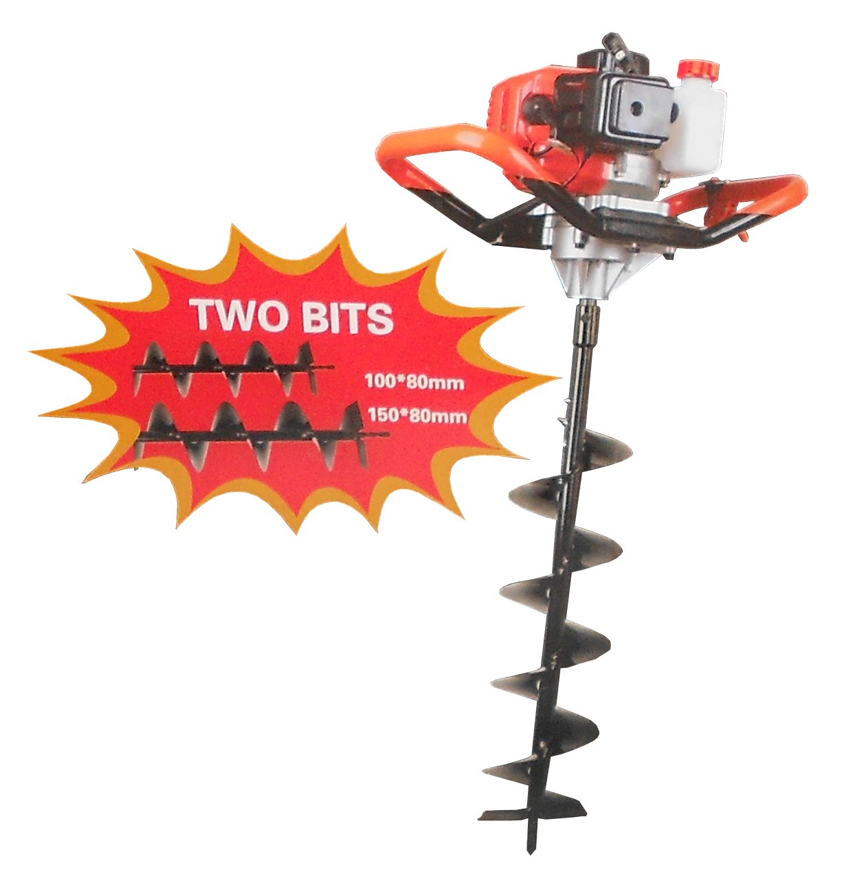 Motorni busac rupa s dve burgije