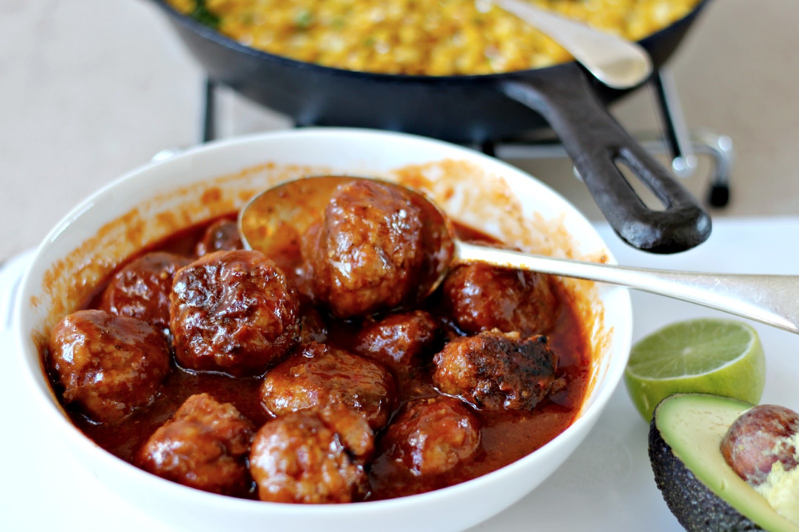 Milk And Honey Meatballs In Barbecue Sauce