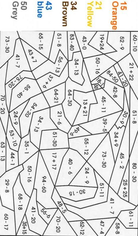 DIBUJOS ESCONDIDOS AL RESOLVER OPERACIONES - todo para tu clase
