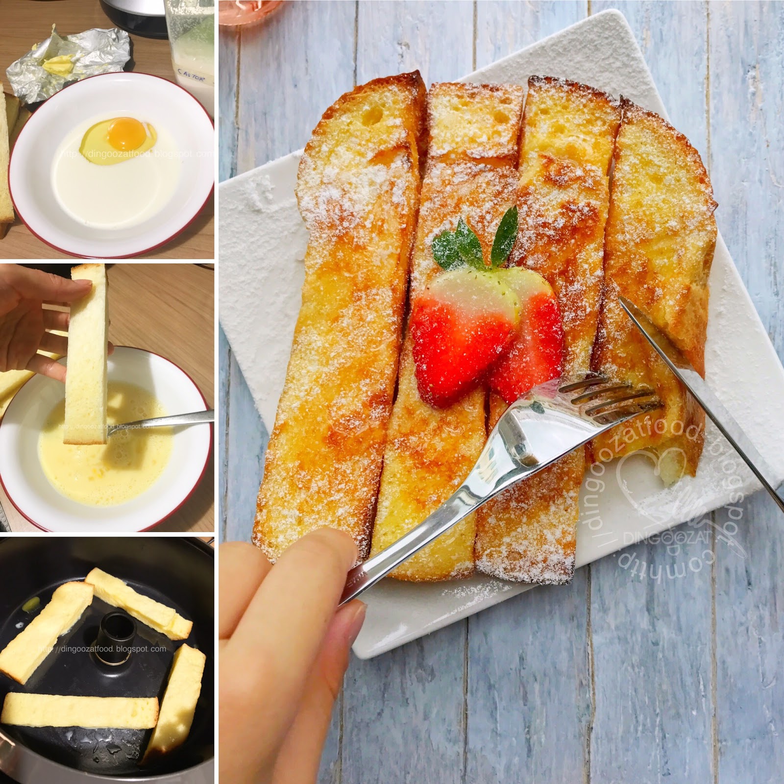 Miki's Food Archives : Basic French Toast 基本法式吐司