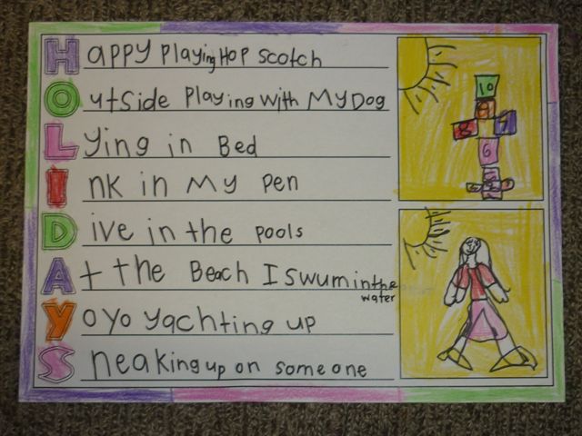 Miss Baker s Beaut Bunch Look At Our Holiday Acrostic Poems Miss Baker s Beaut Bunch Look At Our Holiday Acrostic Poems