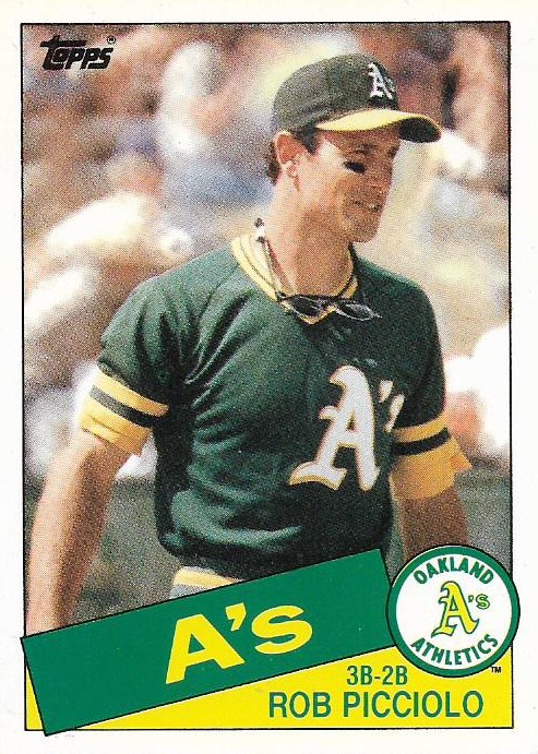 1985 Topps: #90T - Rob Picciolo