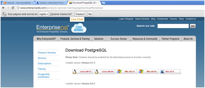 PostgreSQL: Instalación de PostgreSQL en windows
