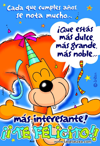 Tarjetas de cumple años para hombre - Imagui