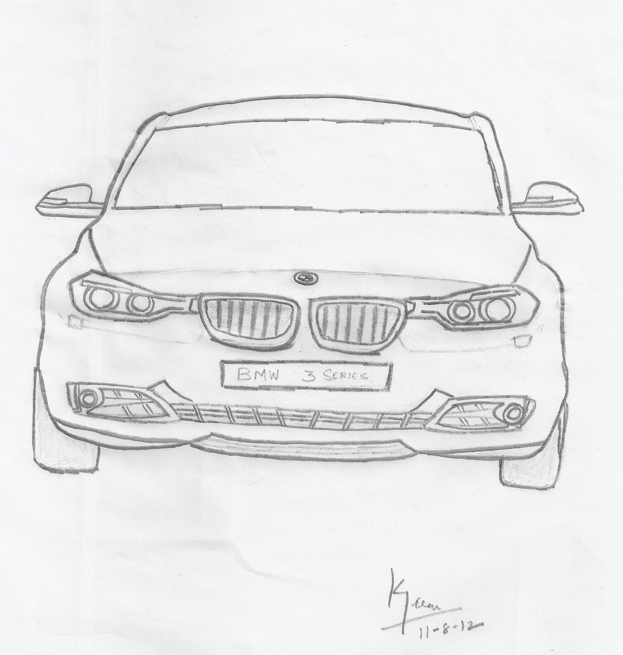 Drawing Car - Free Hand Sketching: Atlast i made it!!!!!