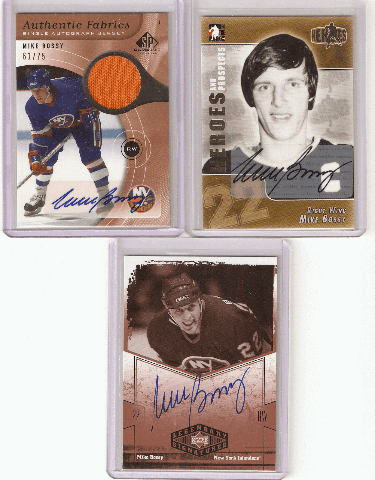 Hockey Card Heaven: 1,000 Point NHL Player Autographs - #52 Mike Bossy