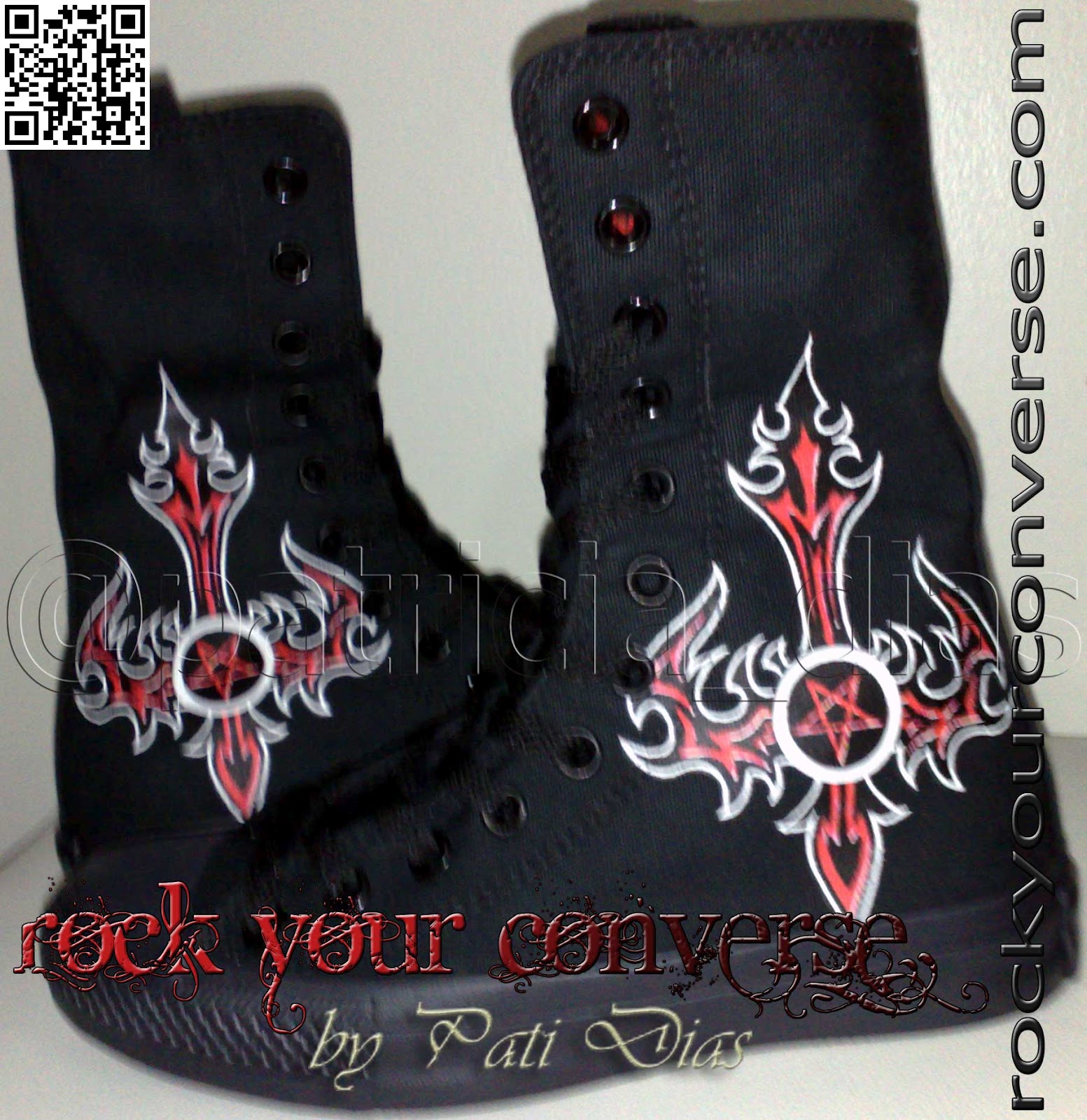 Converse All Star Customizado - Rock Your Converse!: #Gothic Converse ...