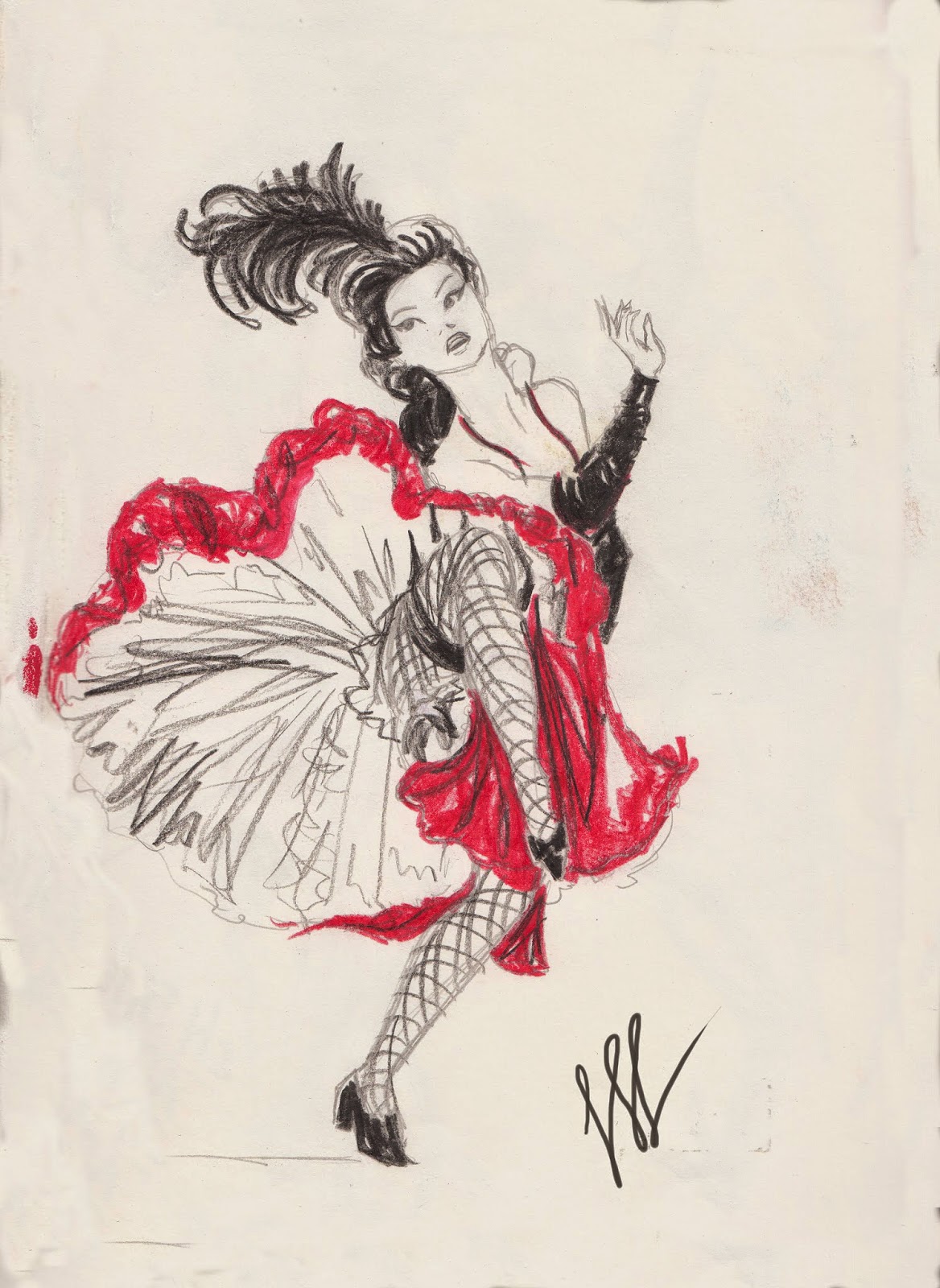 Jacqueline Soler Santos: Esbozo de una bailarina de cancan