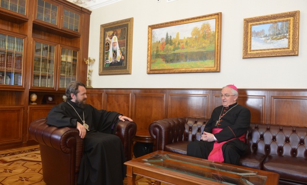 Panorthodox Synod : ΣΥΝΑΝΤΗΣΗ ΤΟΥ ΜΗΤΡΟΠΟΛΙΤΗ ΒΟΛΟΚΟΛΑΜΣΚ ΙΛΑΡΙΩΝΑ ΜΕ ...