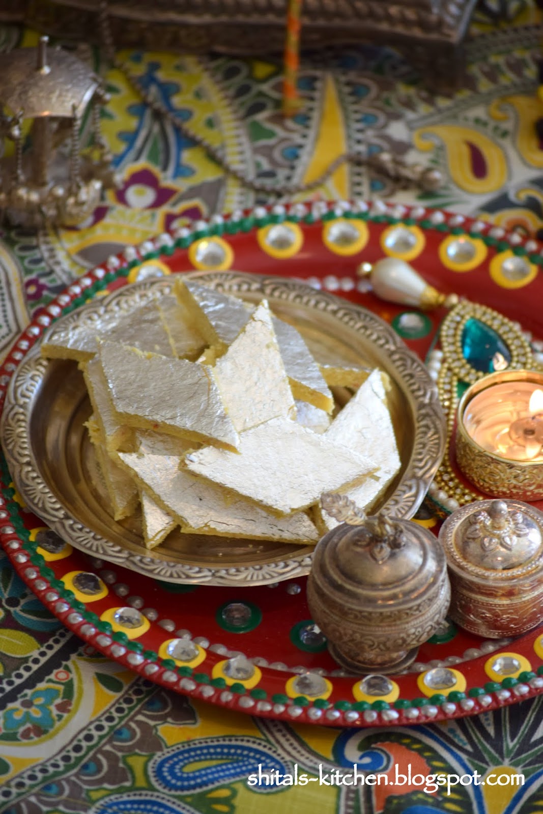 Shital's-Kitchen: Kesar Kaju Katli