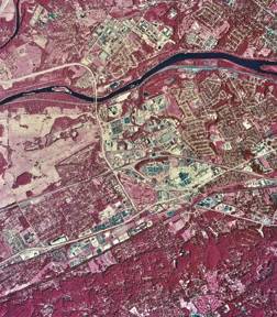 A World of Maps: Infrared Aerial Photo