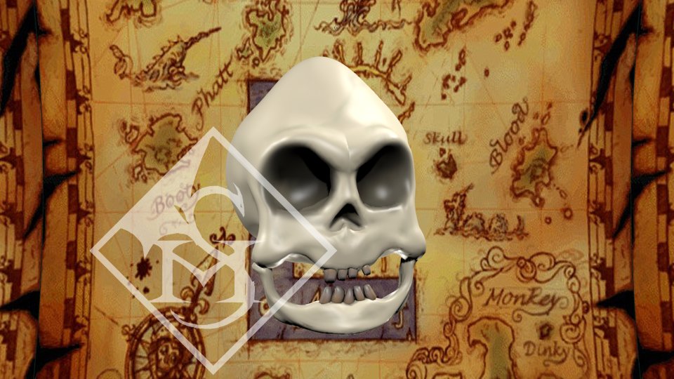Murray the demonic skull of Monkey Island