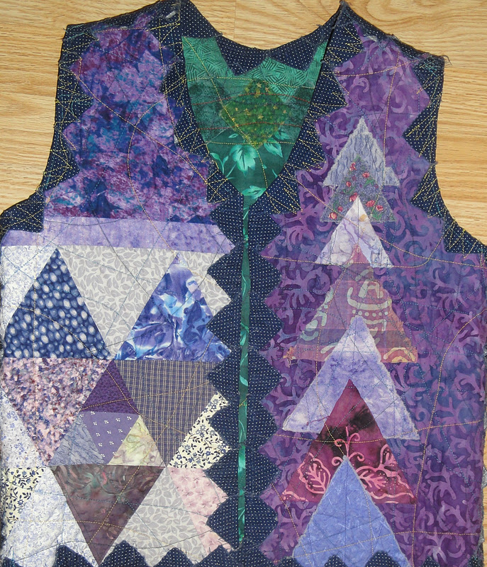 Julie Bagamary Art : Reversible Quilted Vest