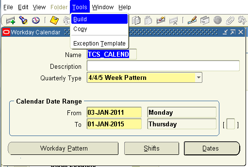 Oracle Inventory Defining Calendar « Learn Oracle