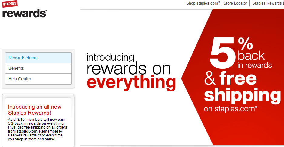 Making Ends Meet: Changes: Staples Rewards now 5% on everything + big ...