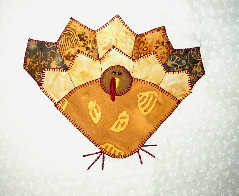 The Lazy Quilter: Turkey Trot Block Tutorial