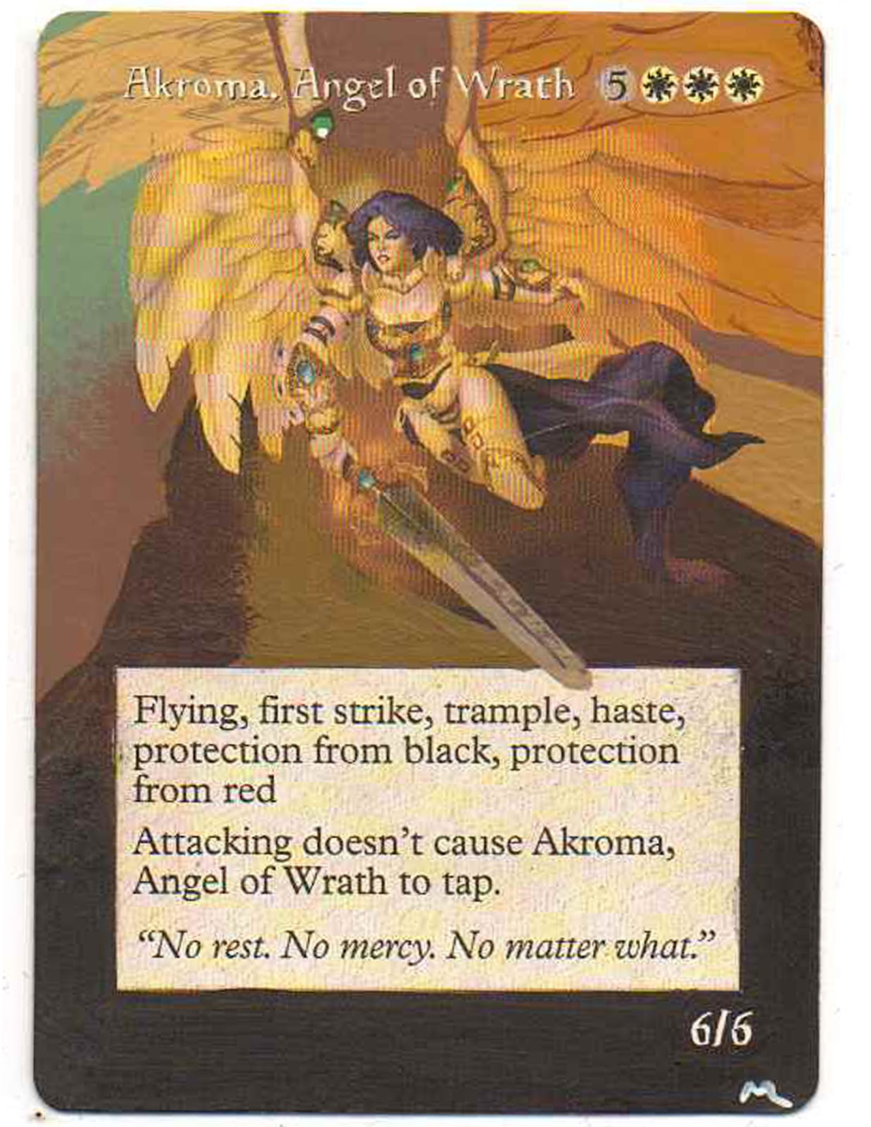 Magic: the Paintering: Akroma, Angel of Wrath and Hanna, Ship's Navigator